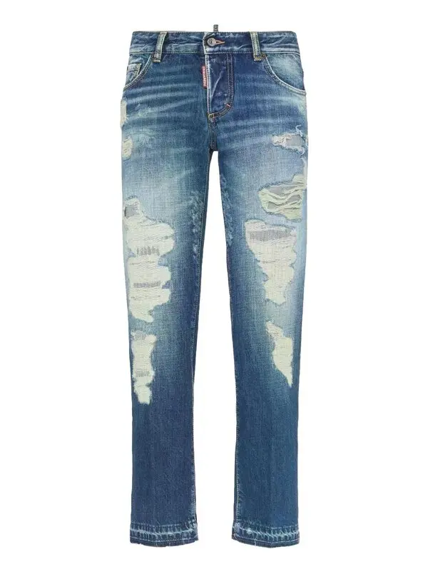 Dsquared2 Distressed-effect Jeans - Blue