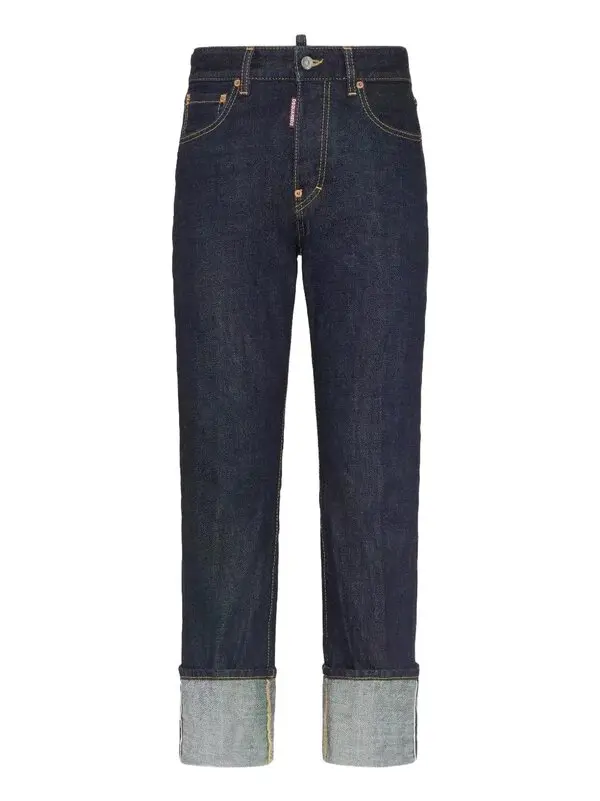 Dsquared2 Logo-patch Jeans - Blue