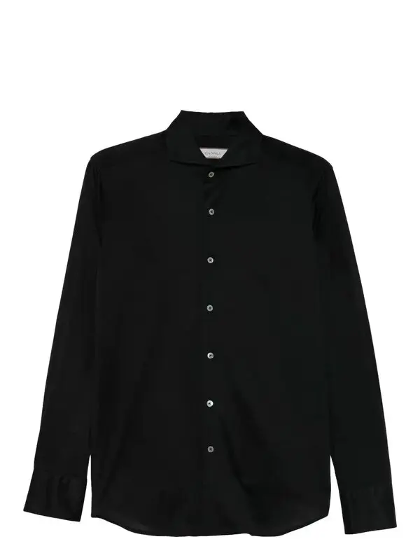 Canali Cotton Shirt - Black