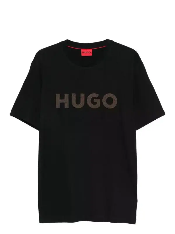 Hugo Logo-print T-shirt - Black