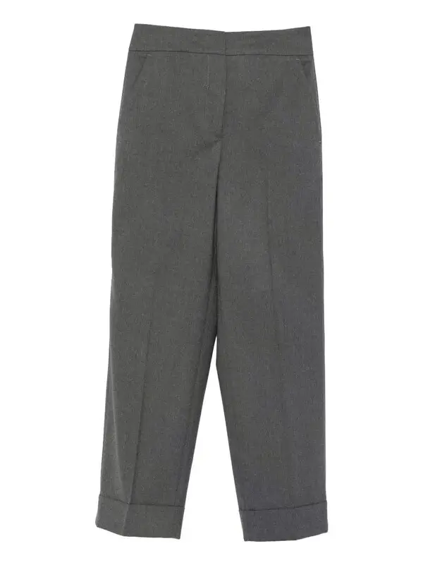 Peserico Cuffed Trousers - Grey