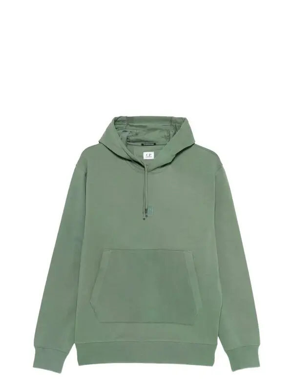 C.P. COMPANY Pocket-detail Hooded Sweatshirt - Green