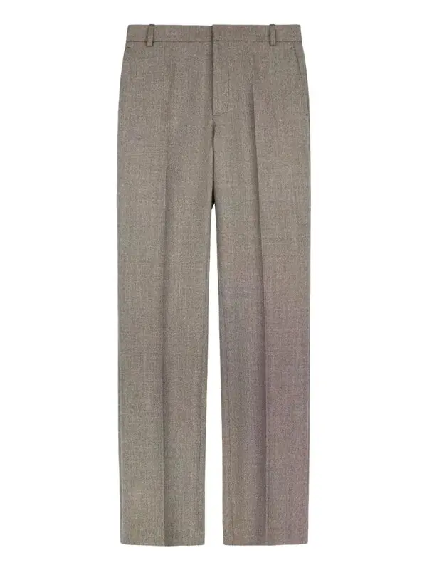 TOD'S Tweed Tailored Trousers - Grey