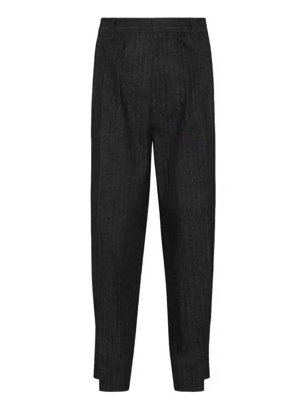 Dsquared2 Pinstriped Trousers - Black