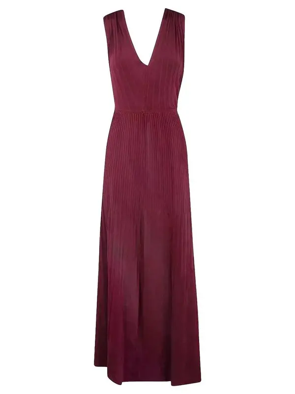 TWINSET Wrap Maxi Dress - Red