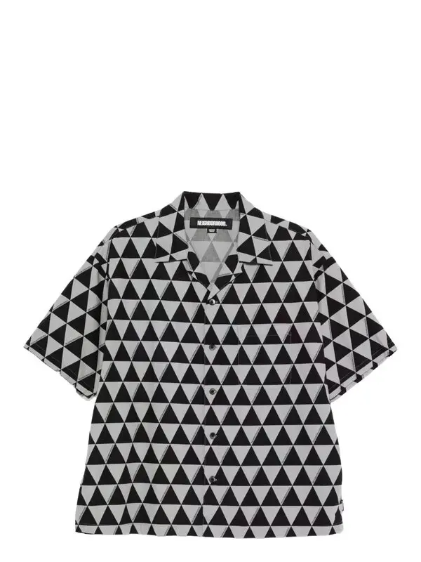 NEIGHBORHOOD Triangle-print Shirt - Grey