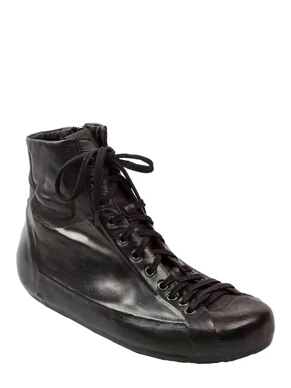 L'ECLAIREUR MADE BY Hi-top Sneaker - Black