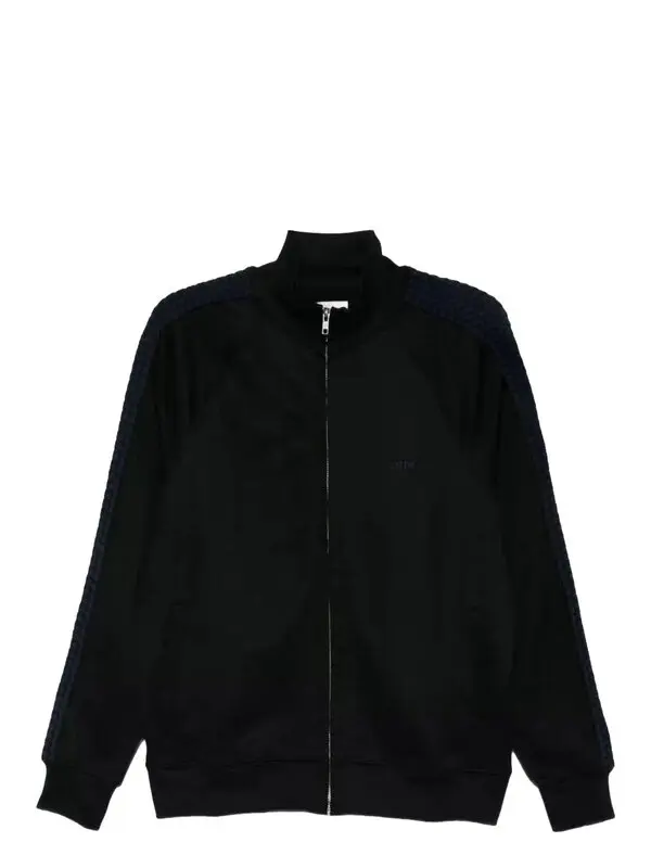 ARTE ANTWERP Panelled Zip-up Track Jacket - Black