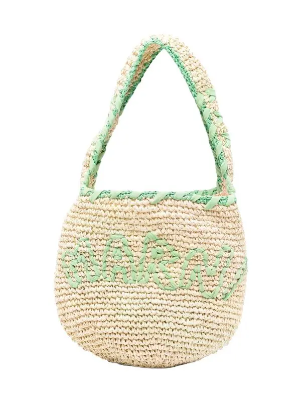 Marni Nassa Woven Shoulder Bag - Neutrals