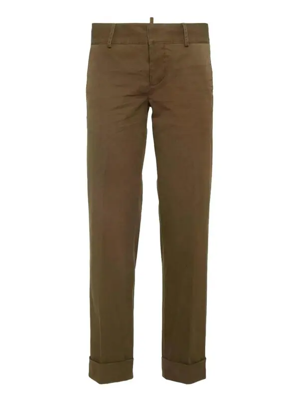 Dsquared2 Logo-plaque Trousers - Green