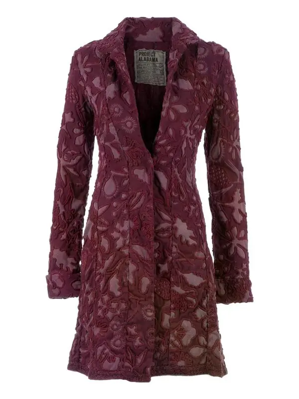 PROJET ALABAMA Patterned Coat - Pink