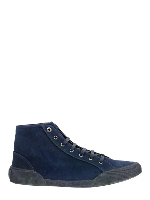 LANVIN Corduroy Canvas Sneakers - Blue