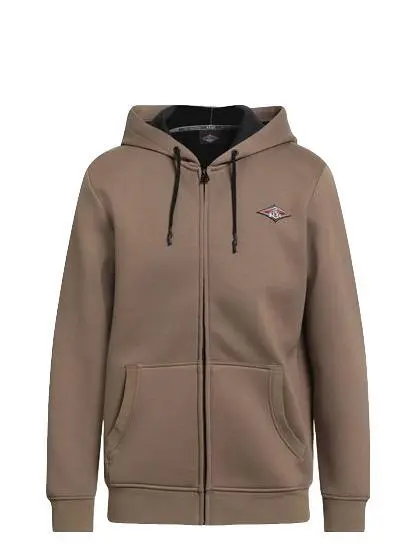 BEAR Long Sleeve Zip-up Hooded Sweatshirt - Brown