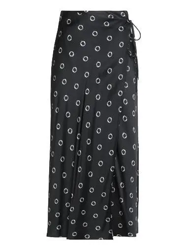MSGM Maxi Wrap Skirt - Black