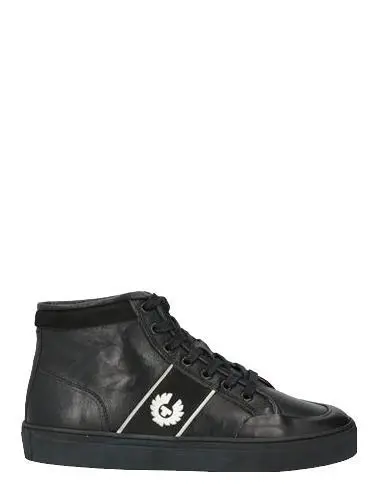 Belstaff Leather High-top Sneakers - Black