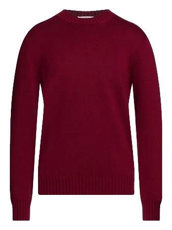 Alpha Studio Crewneck Wool Sweater - Red