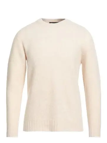 Alpha Studio Crewneck Sweater - White