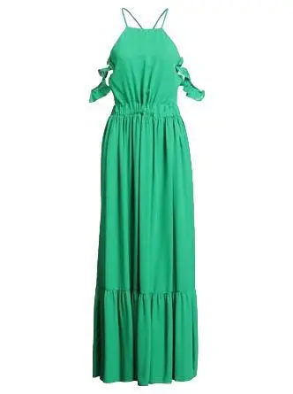 REBEL QUEEN BY LIU •JO Maxi Flared Dress - Green