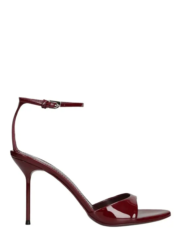 Paris Texas Patent Leather Lidia 90 Sandals - Burgundy