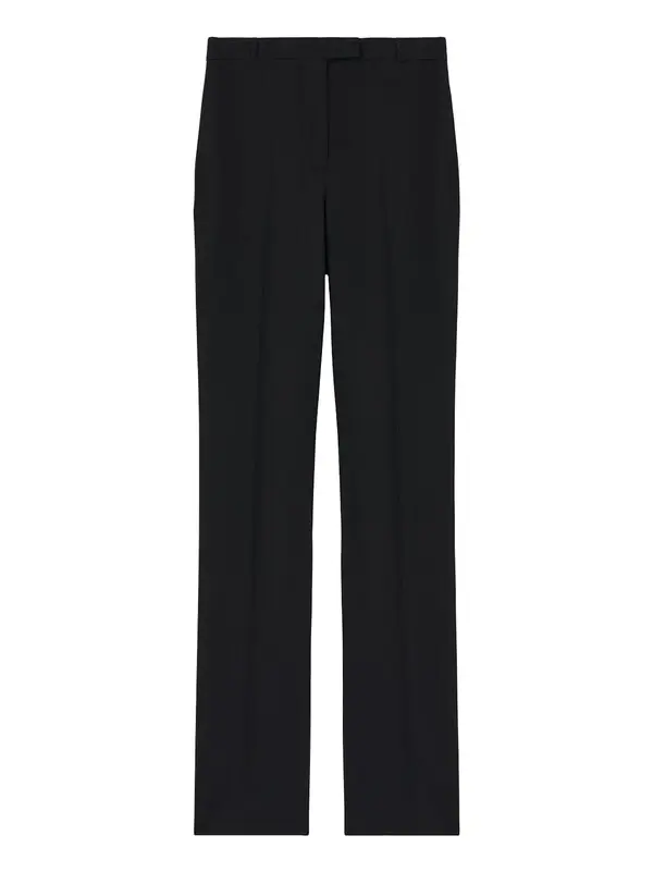 Alexander McQueen - Wool Straight Leg Tailored Trousers