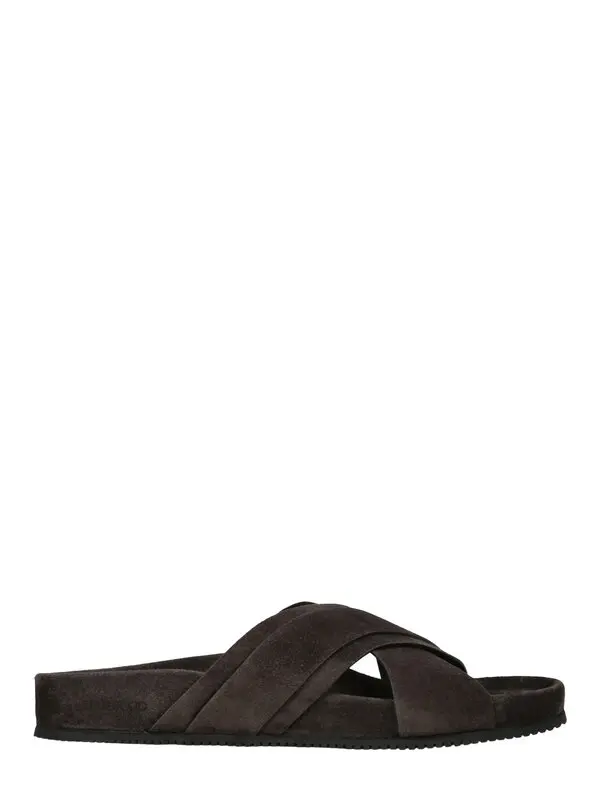 TOM FORD Suede Wicklow Sandals - Brown