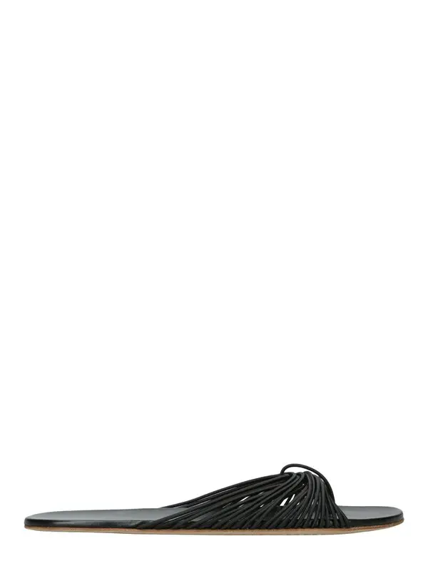 THE ROW Elastic Sara Sandals - Black