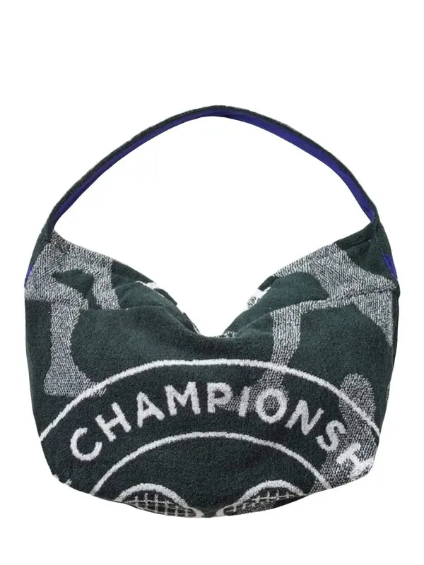 CHRISTY X Wimbledon Towelling Upcycle Scoop Tote - Green