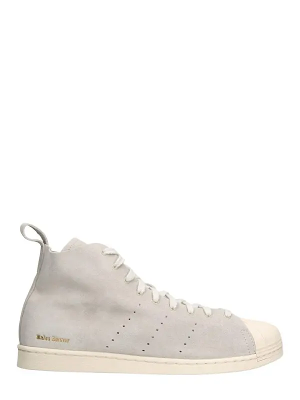 Adidas X Wales Bonner Suede Superstar Hi Sneakers - Grey