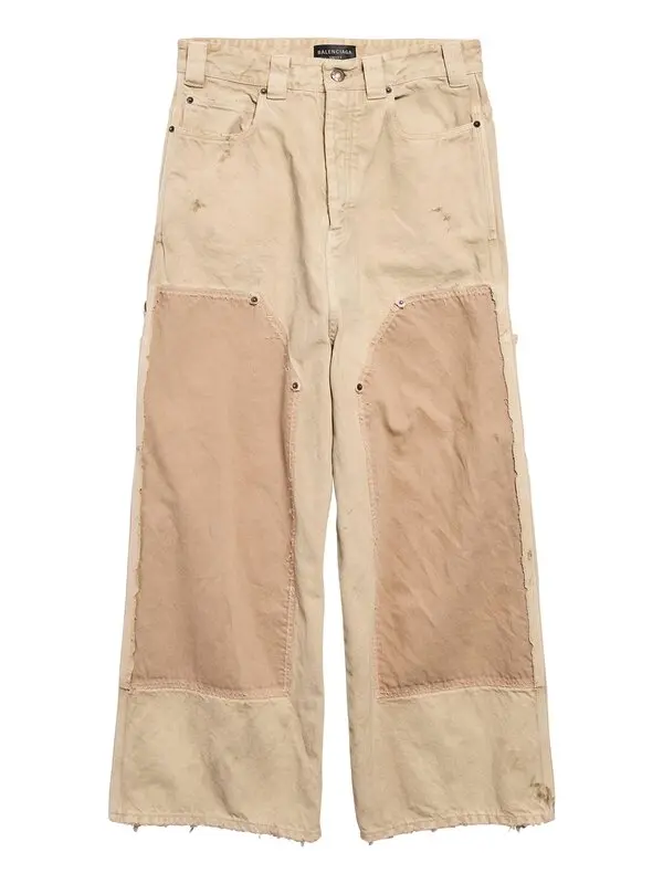 Balenciaga Wide-leg Trousers - Beige