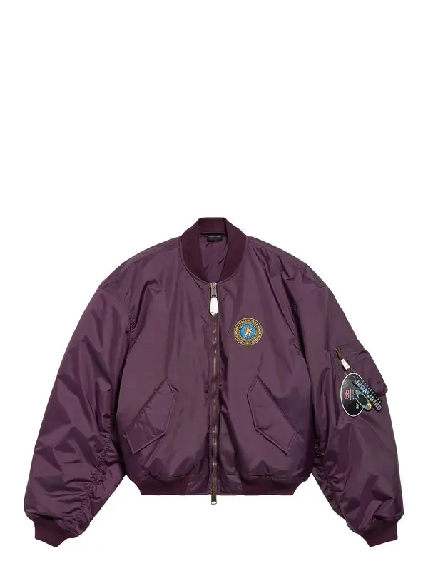 Balenciaga Oversized Bomber Jacket - Pink