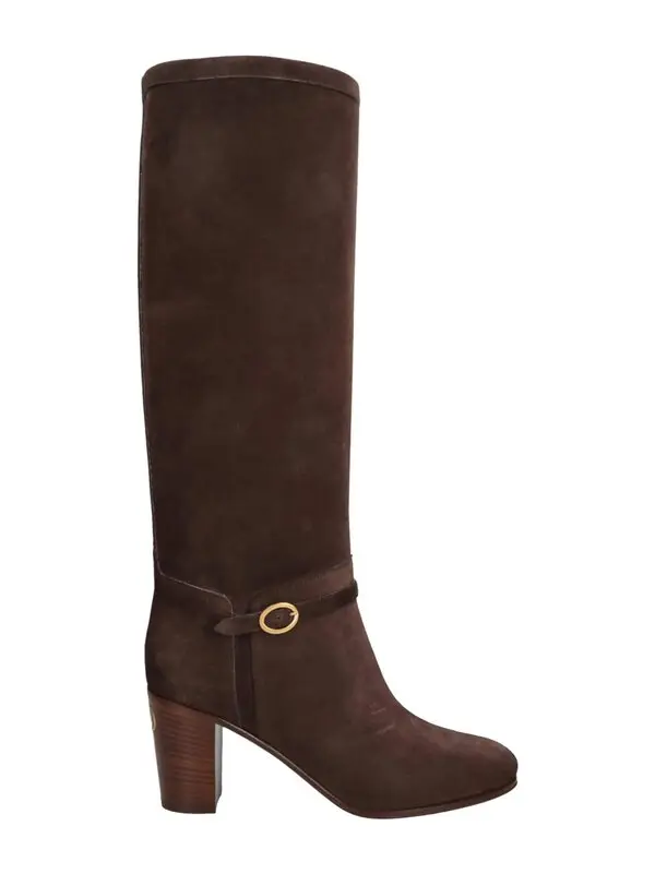 Valentino Garavani Suede Knee-high Boots 75 - Brown