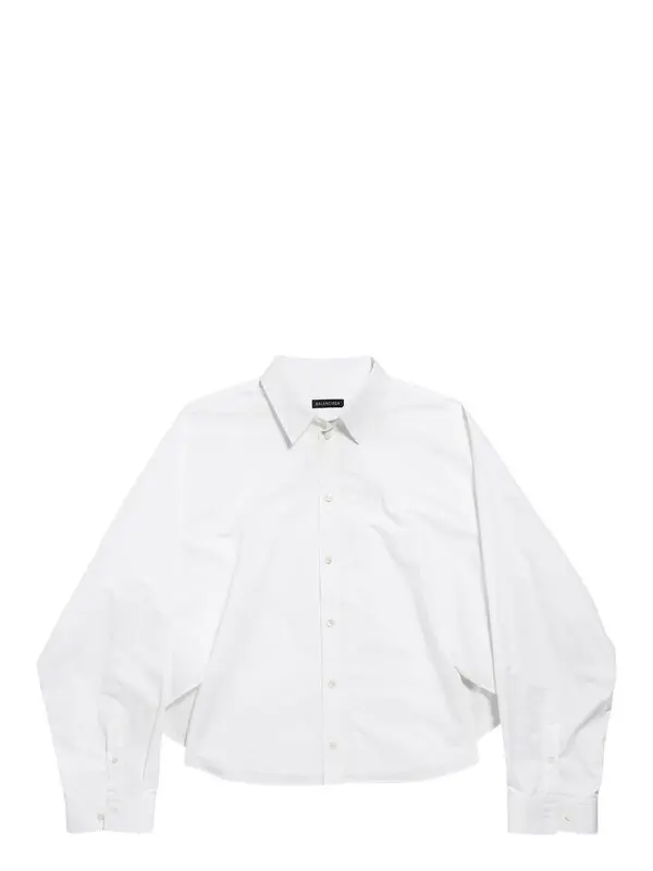 Balenciaga Cotton Semi-fitted Shirt - White