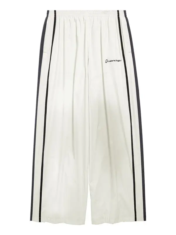 Balenciaga Logo Loop Sports Icon Track Pants - White