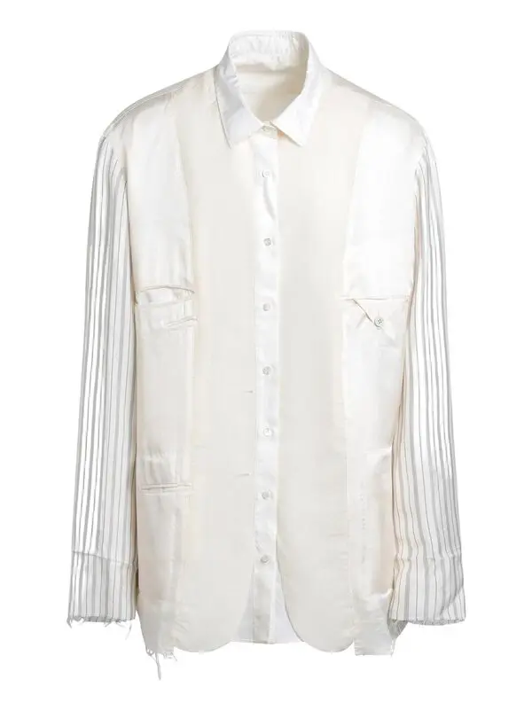 MAISON MARGIELA Reversible Mohair-blend Shirt - White