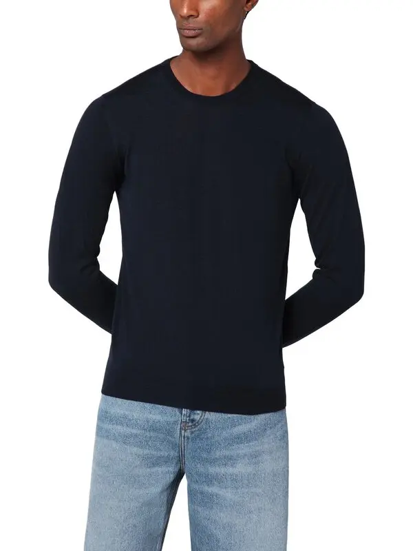 DRUMOHR Crew Neck Sweater - Blue