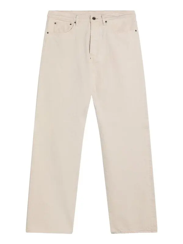 MAISON MARGIELA Cotton Trousers - Beige