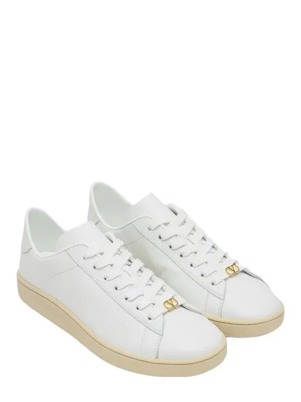 Valentino Garavani Leather Royco Sneakers - White