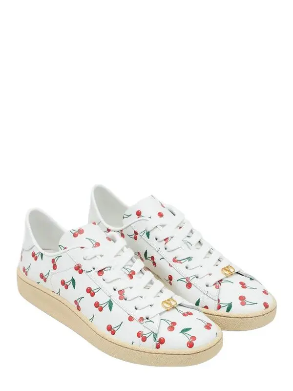 Valentino Garavani Royco Cherryfic Sneakers - White