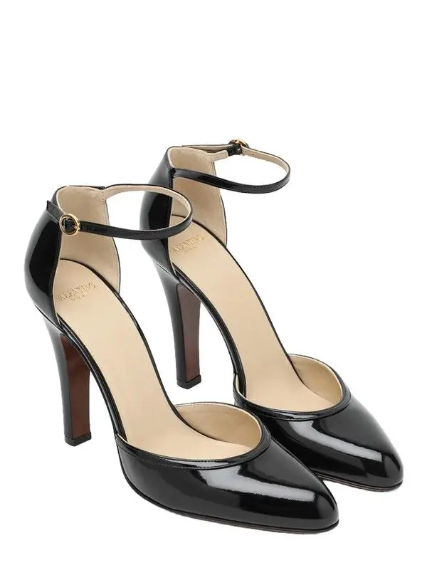 Valentino Garavani Hi Dolly Patent Leather Pumps - Black