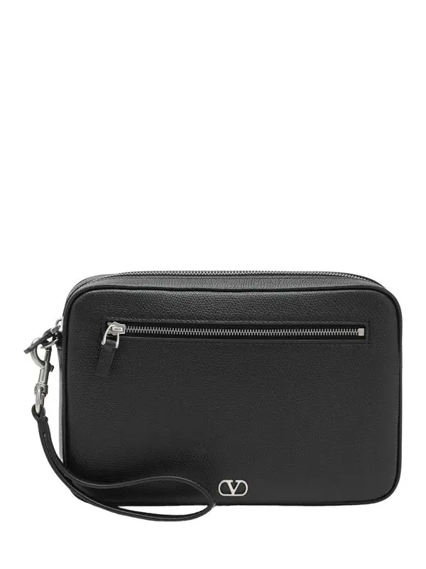 Valentino Garavani Vlogo Signature Clutch - Black