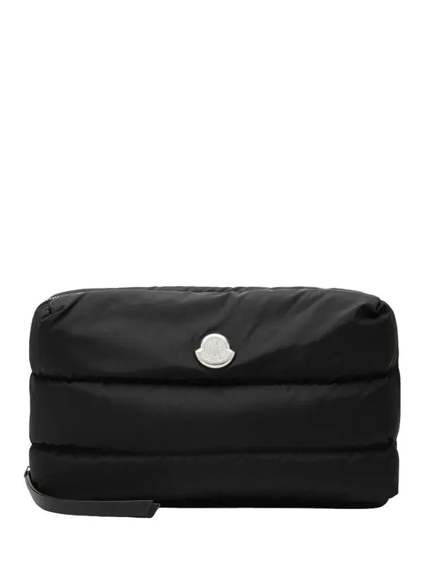 Moncler Caradoc Quilted Nylon Beauty Case - Black