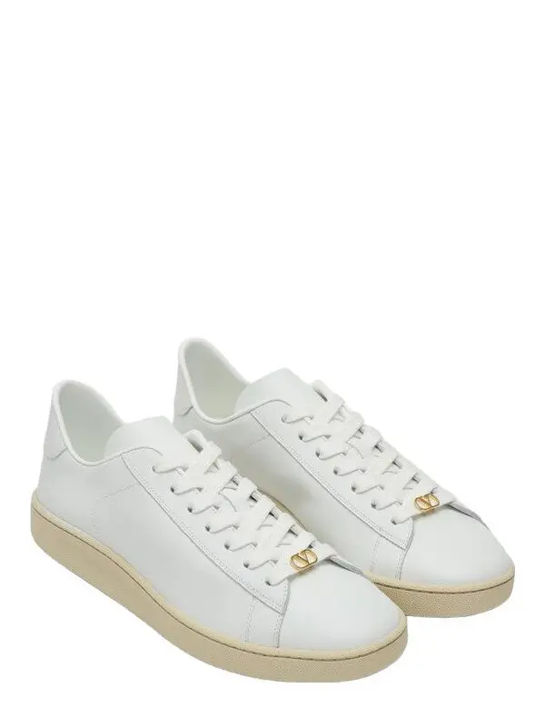 Valentino Garavani Leather Royco Sneakers - White