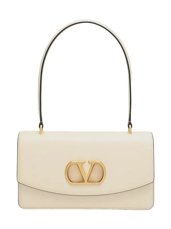Valentino Garavani Vain Bag In Calfskin - White