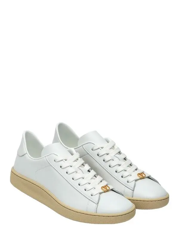 Valentino Garavani Leather Royco Sneakers - White