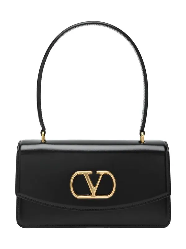 Valentino Garavani Vain Bag In Calfskin - Black