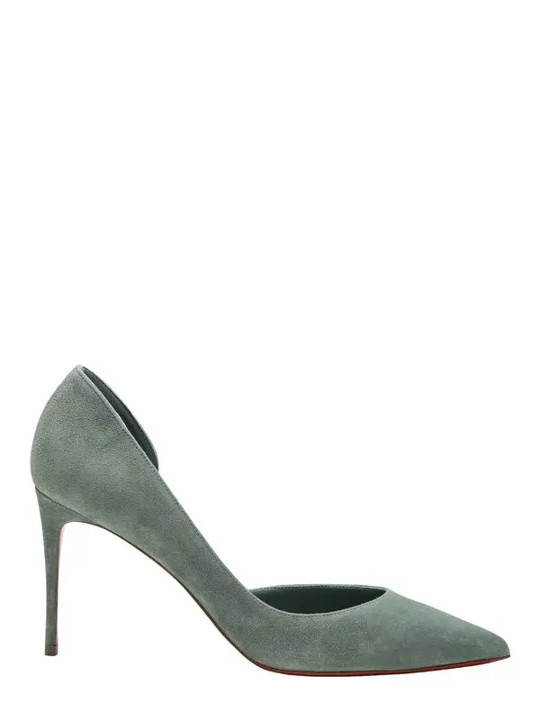 CHRISTIAN LOUBOUTIN Kate Suede Pumps - Grey
