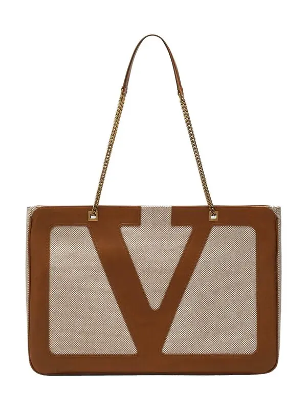 Valentino Garavani Viva Superstar Large Bag - Beige