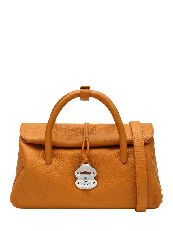 ZANELLATO Dotta Small Leather Bag - Orange