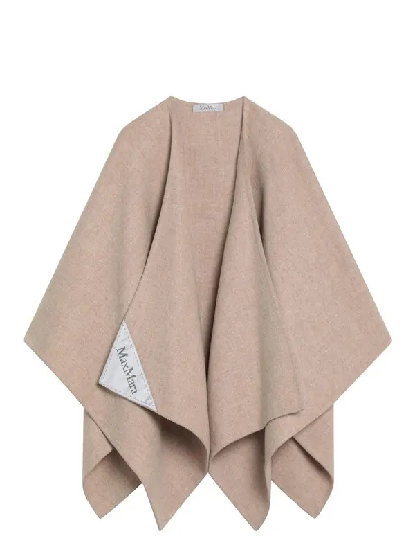 Max Mara Alpaca And Wool Cape - Beige