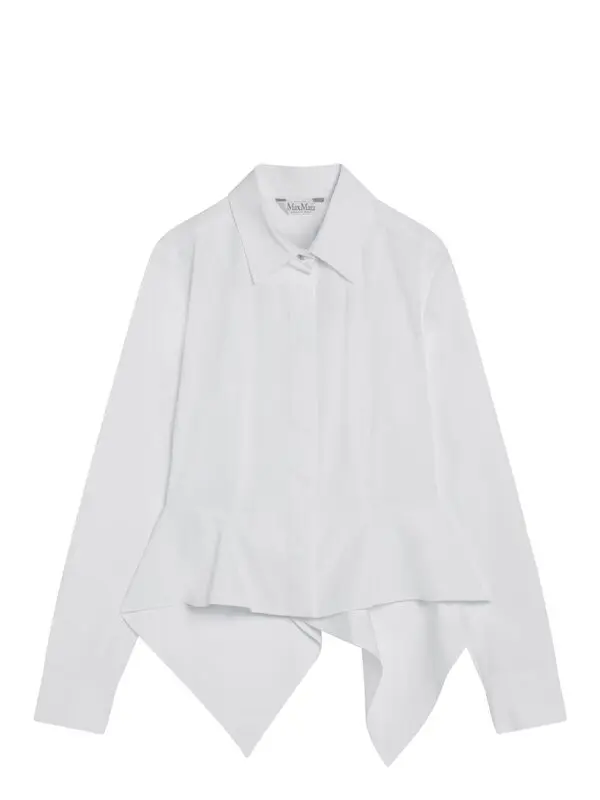 Max Mara Cotton Poplin Shirt - White